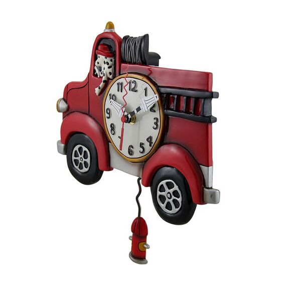 Allen Designs | Wall Decor | Allen Designs Red Fire Engine Pendulum ...
